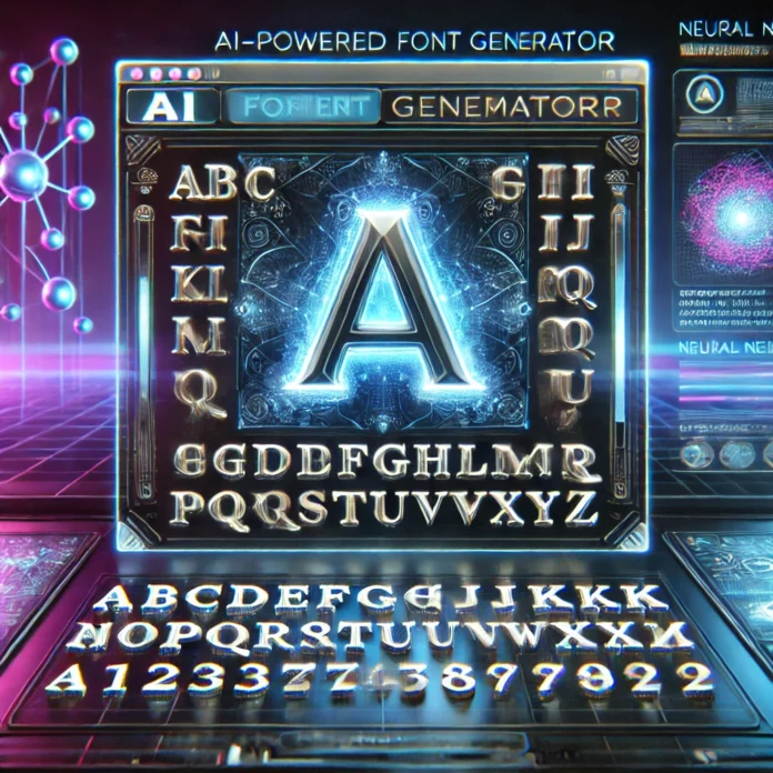 Easily Create Custom, Downloadable Fonts with AI Innovative Tool