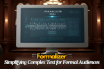 Formalizer: Simplifying Complex Text for Formal Audiences - Coruzant ...