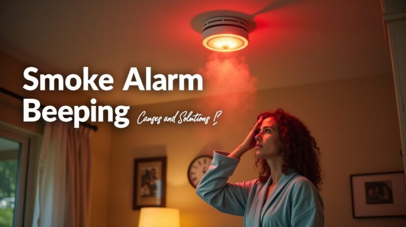 Smoke Alarm Beeping: Causes and Solutions Explained - Coruzant Technologies
