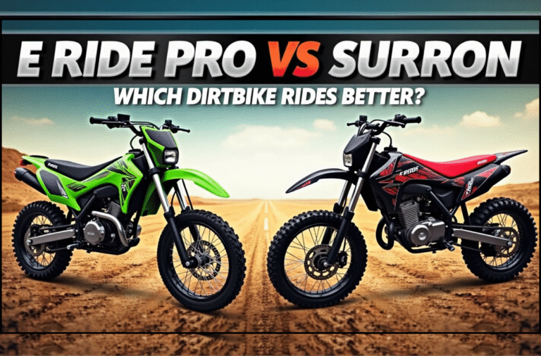 E Ride Pro vs Surron: Which Dirtbike Rides Better? - Coruzant Technologies