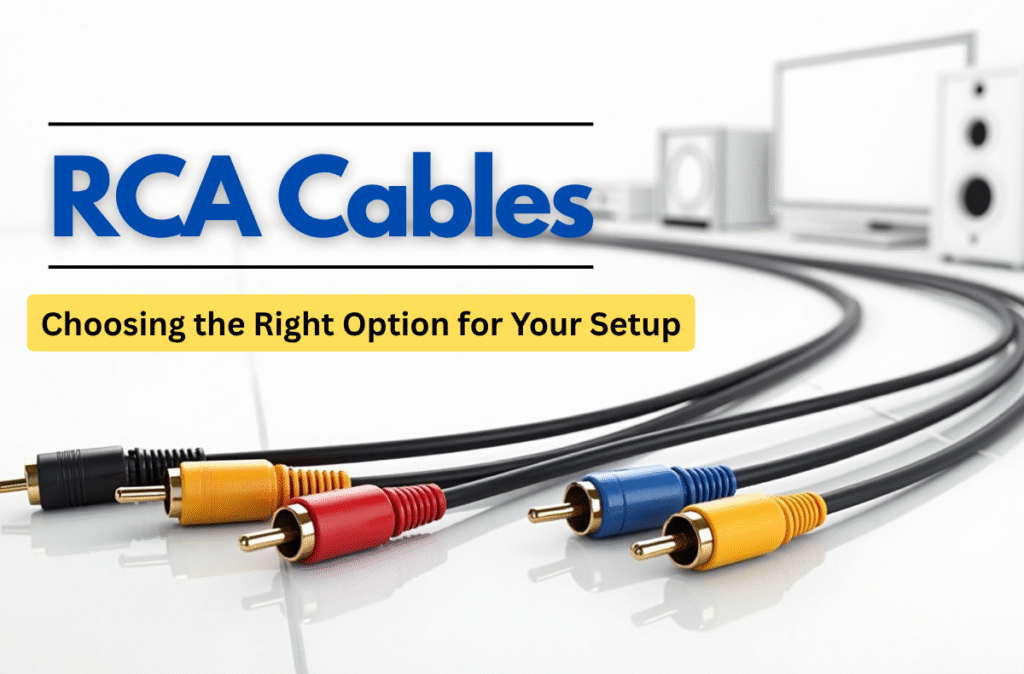 RCA Cables: Choosing the Right Option for Your Setup