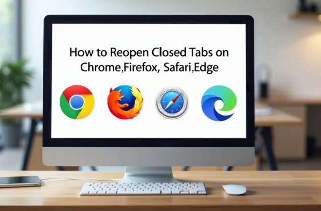 How to Reopen Closed Tab on Chrome/Firefox/Safari/Edge