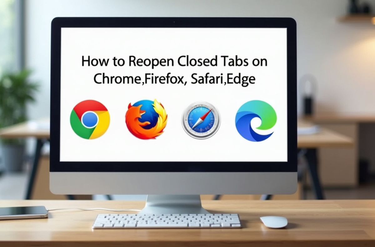 How to Reopen Closed Tab on Chrome/Firefox/Safari/Edge