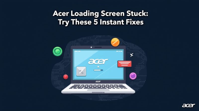 Acer Loading Screen Stuck: Try These 5 Instant Fixes