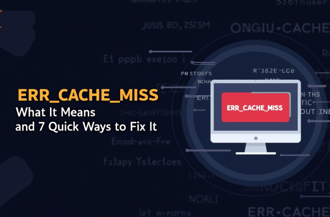 ERR_CACHE_MISS Causes and 7 Quick Fixes in 2026