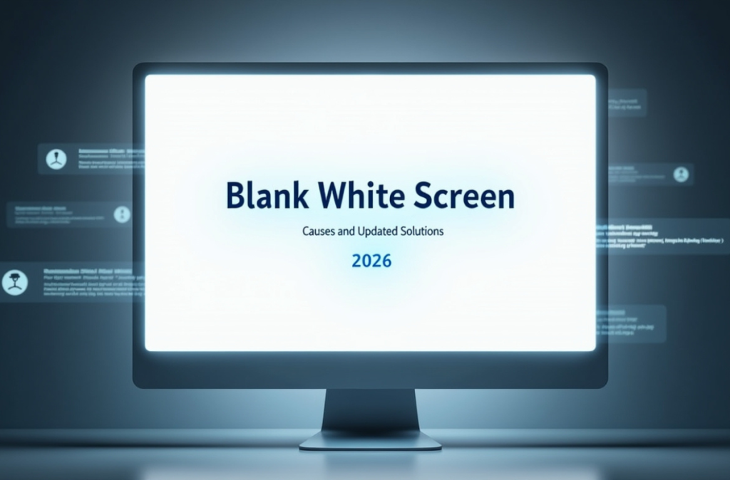 Blank White Screen: Causes and Updated Solutions in 2026
