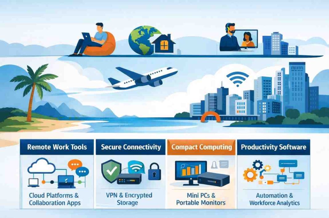 Compact Tech for Hybrid Work and Digital Nomads