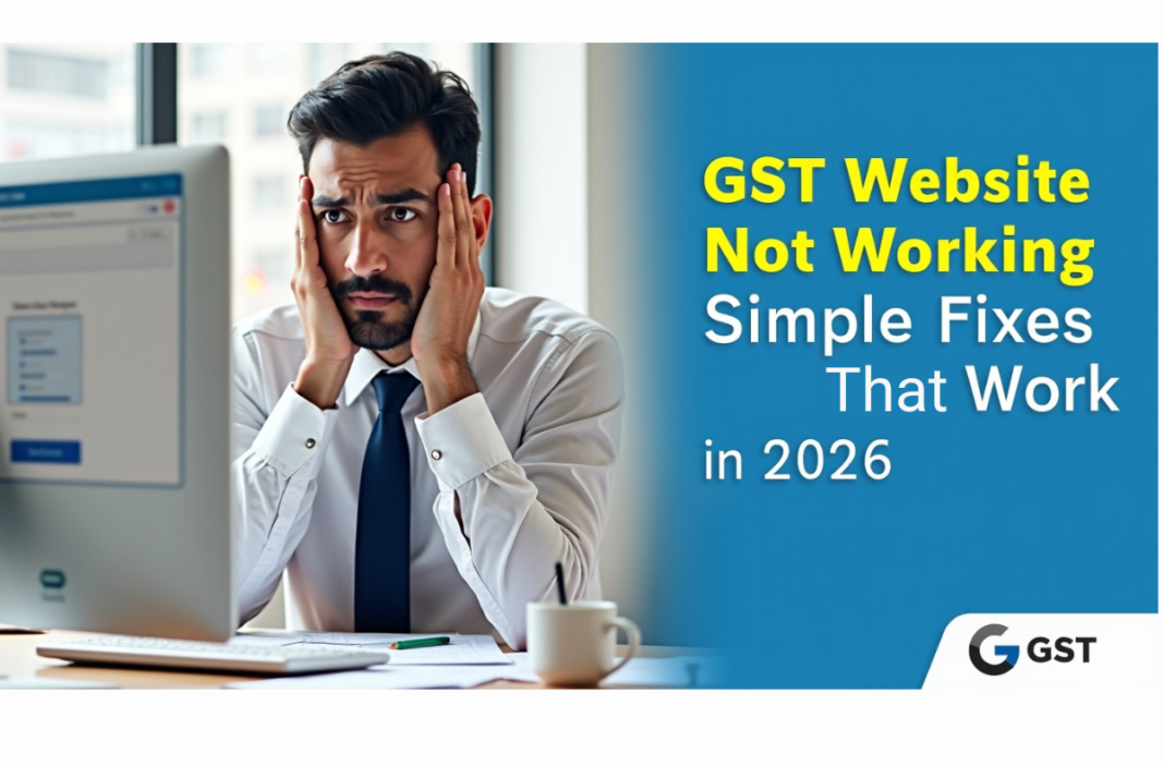GST Website Not Working? Simple Fixes That Work in 2026