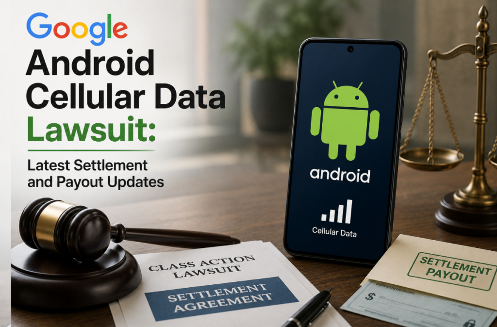 Google Android Cellular Data Lawsuit Settlement Latest Updates